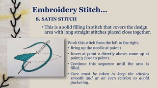 Hand embroidery | PPTX