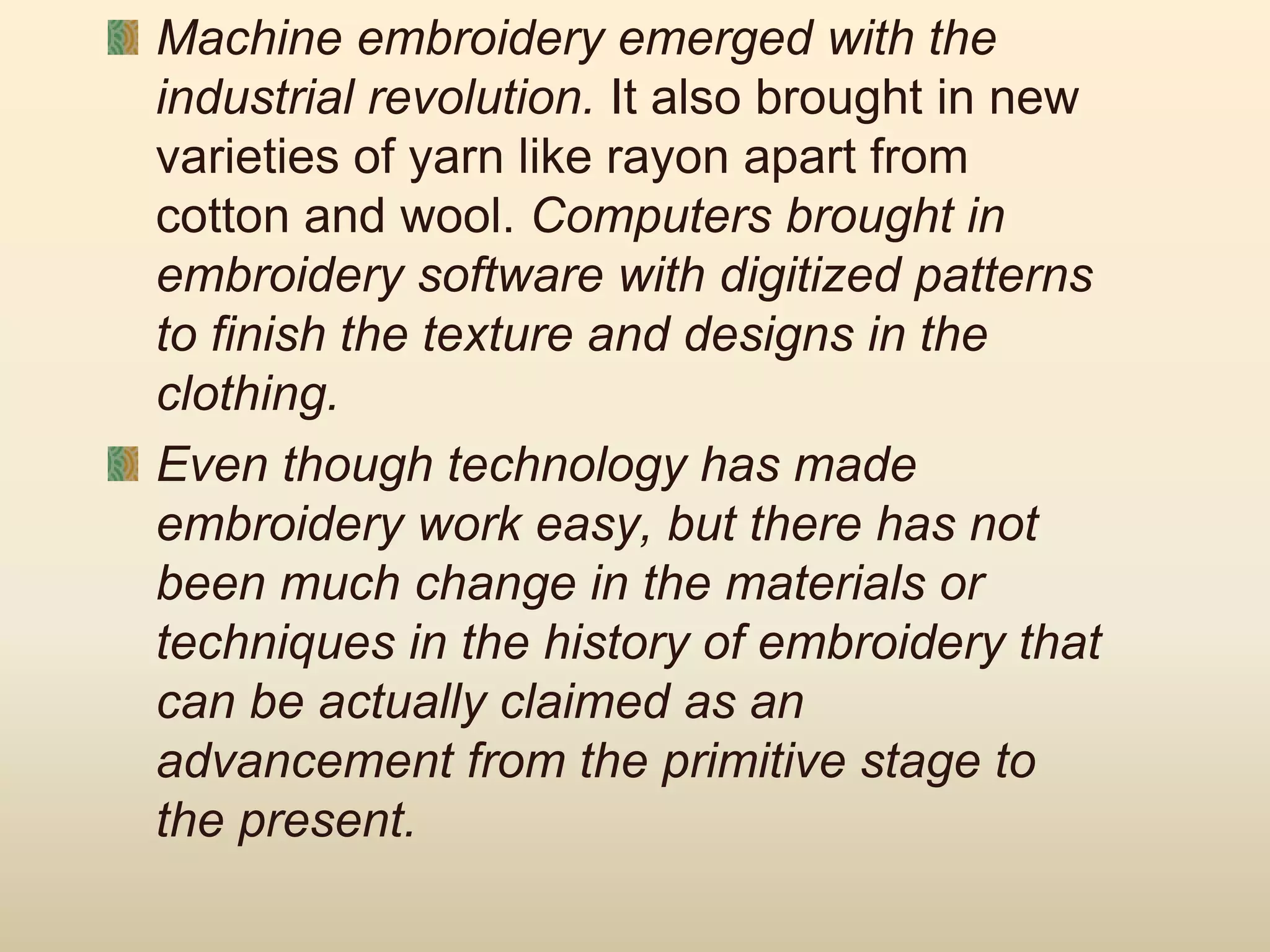 Hand Embroidery PowerPoint.ppt