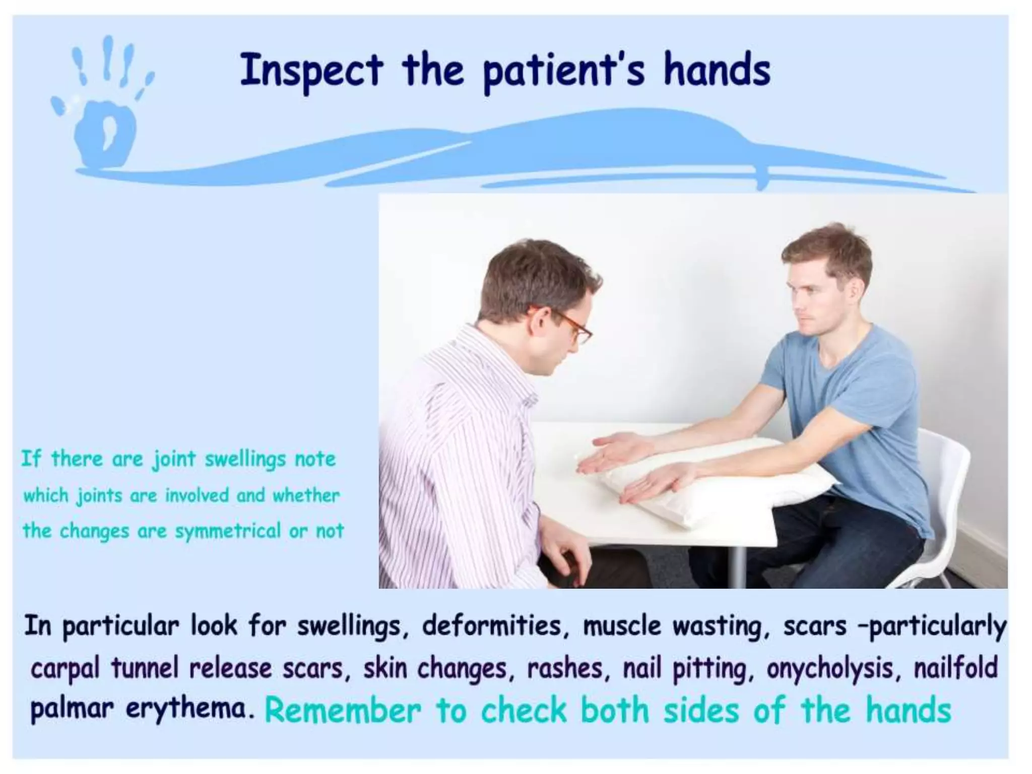 Hand and wrist examination | PPTX