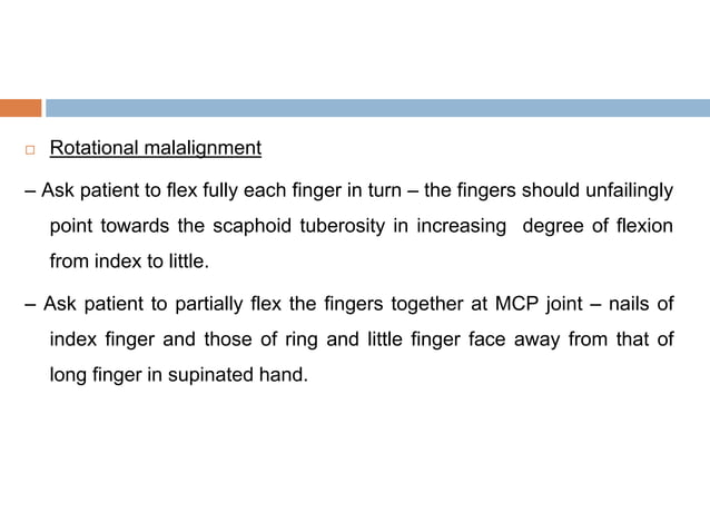 Examination of Hand | PPTX