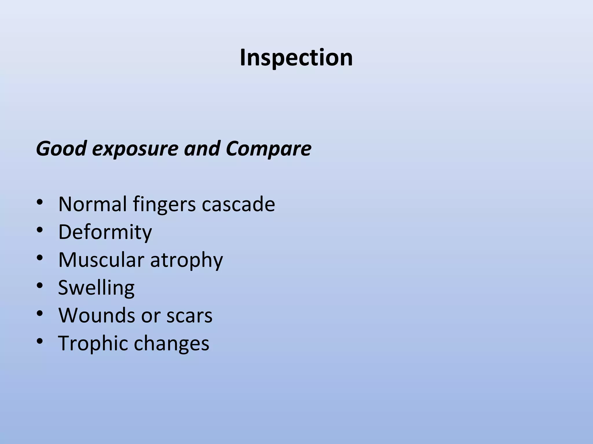 Hand examination | PPT