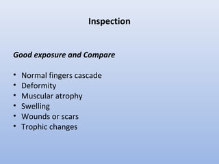 Hand examination | PPT