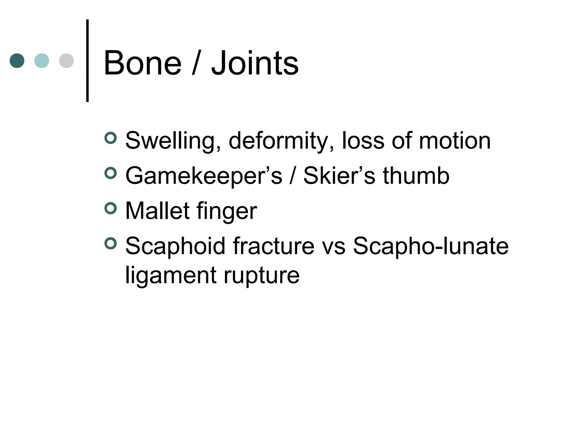 Hand examination in primary care | PPT
