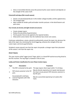 Hand Flexor tendon injury.pdf | Death, Injury, or Military Conflict ...
