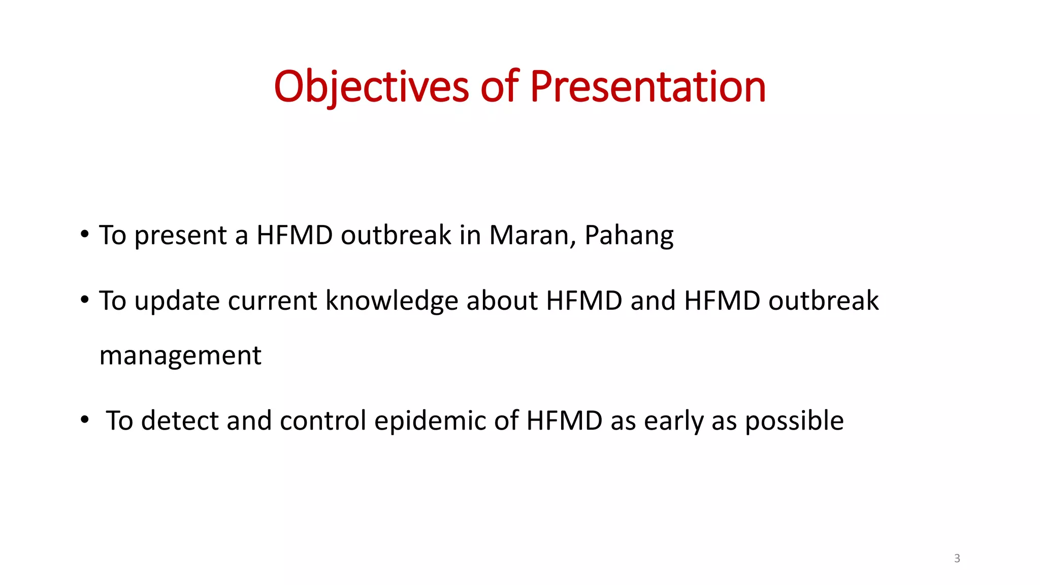 Hand Foot and Mouth Disease Management: A Maran experience | PPTX