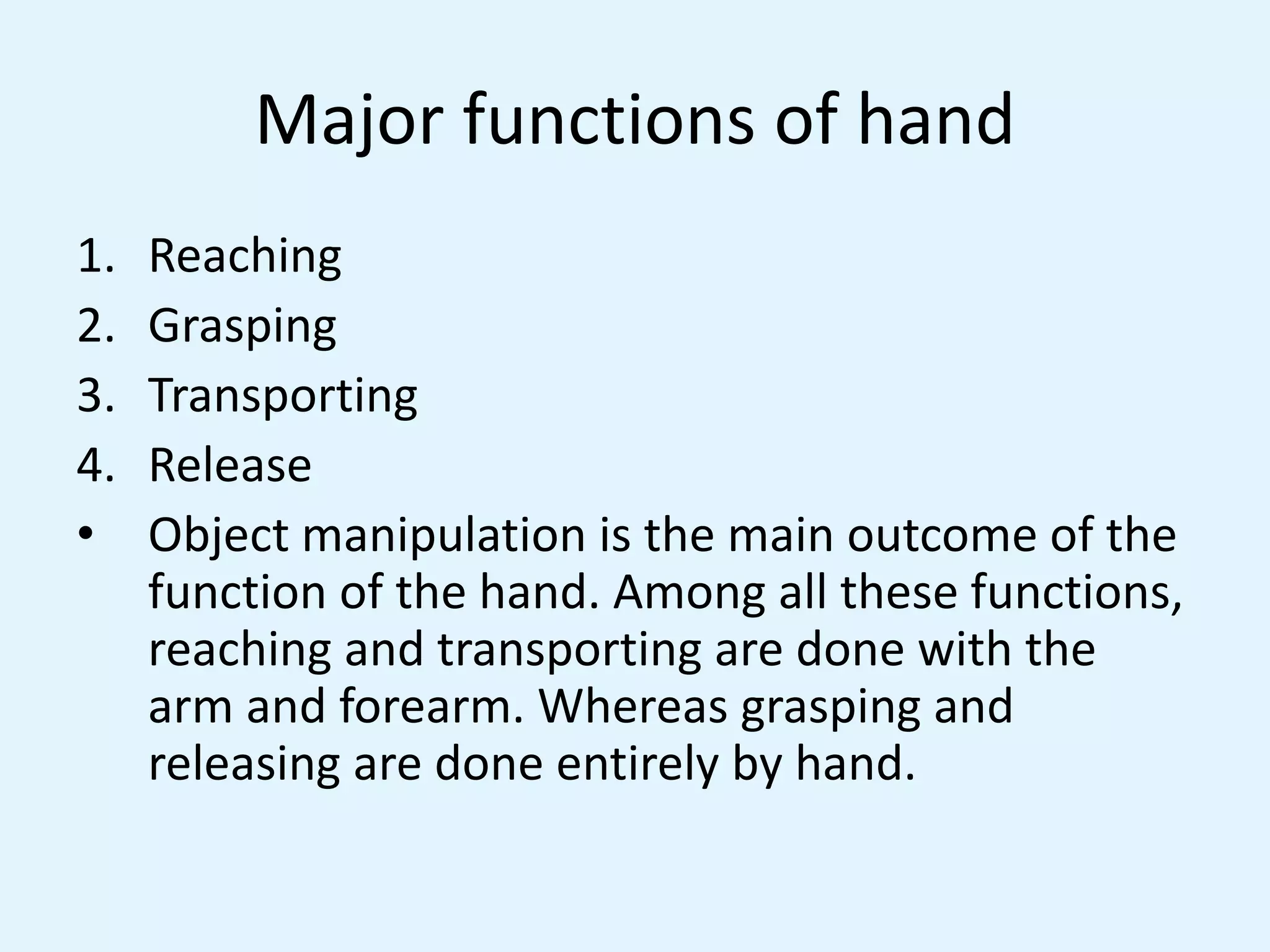 Hand function | PPTX