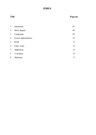 Hand gesture controlled robot | DOCX | Robotics | Technology & Computing