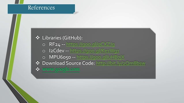 Hand Gesture Controlled Robot Pptx Computer Peripherals Computing