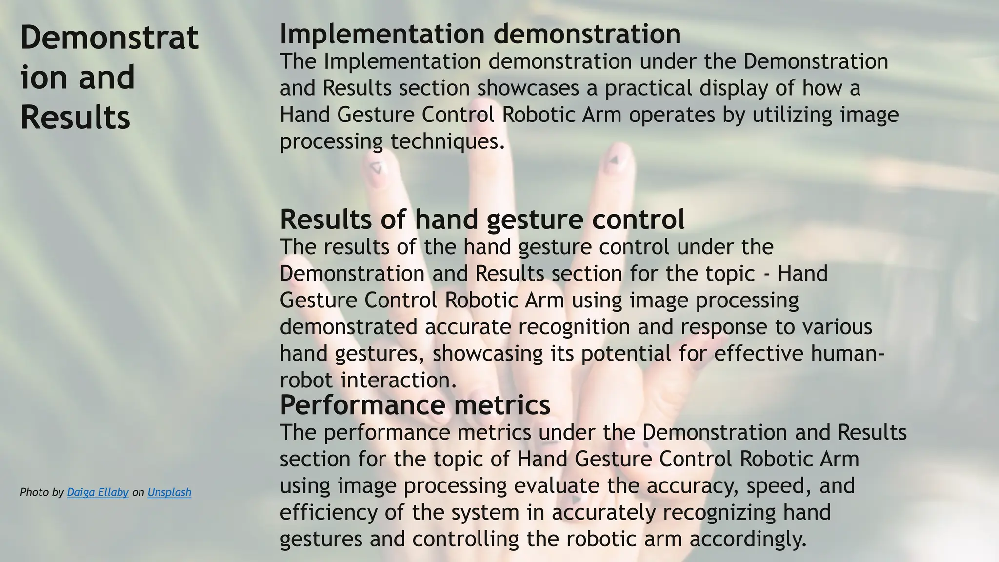 Hand Gesture Control Robotic Arm using image processing.pptx