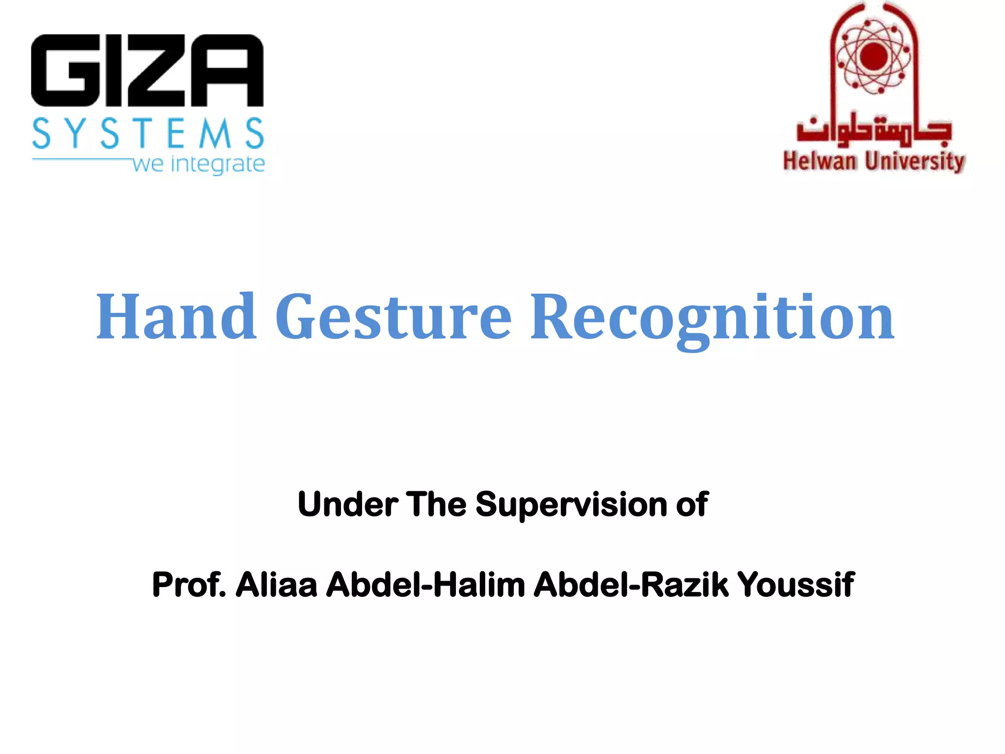 Hand Gesture Recognition Ppt
