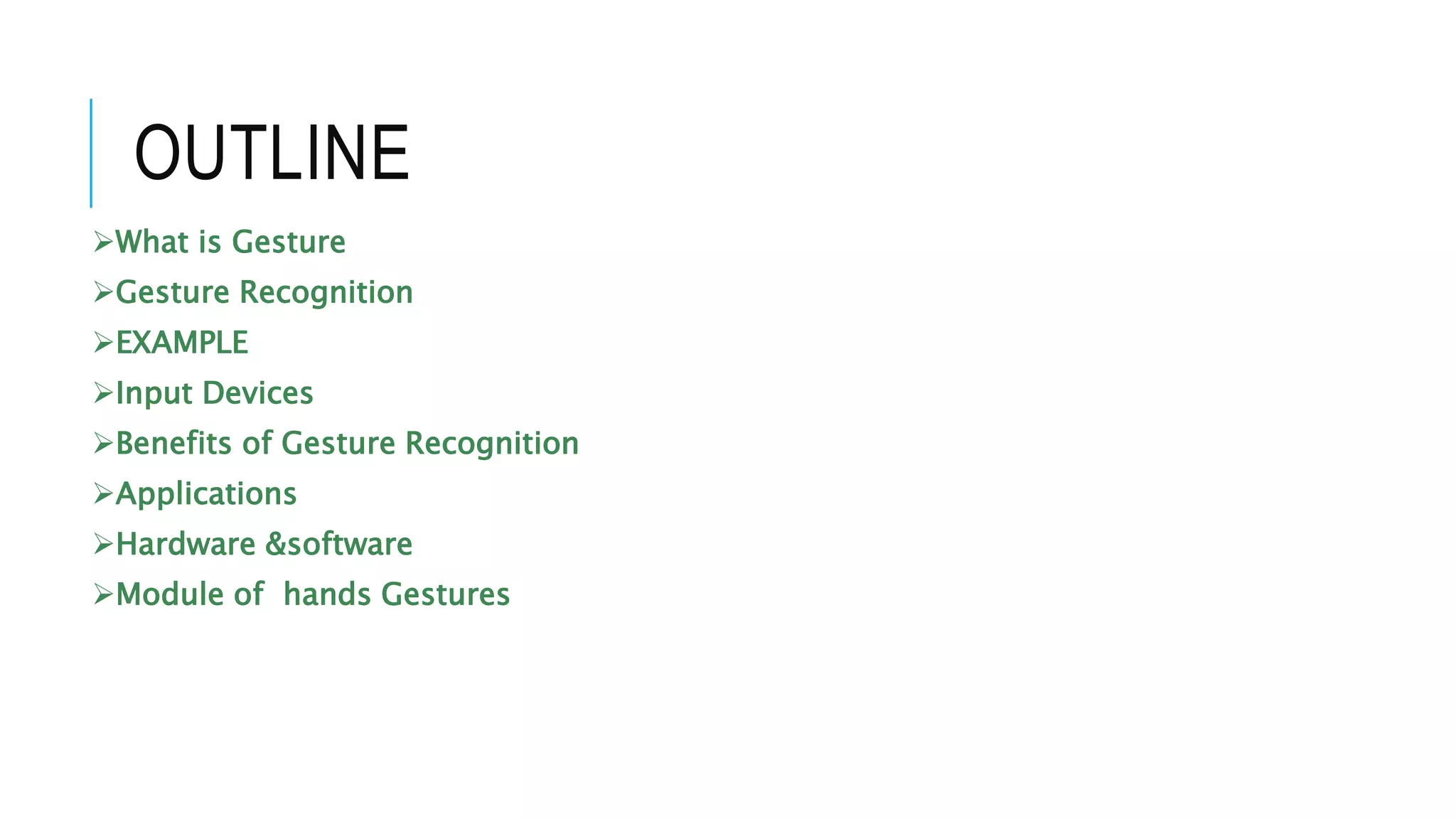 Hand gesture recognition | PPTX