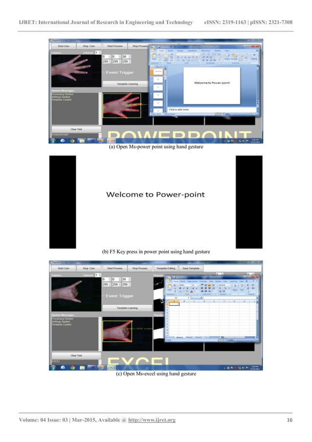 Hand gesture recognition system for human computer interaction using ...