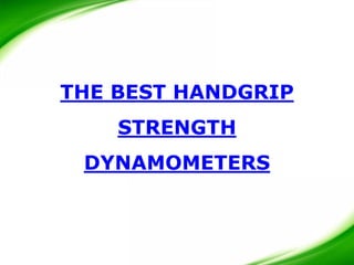 Hand Grip Strength Norms | PDF