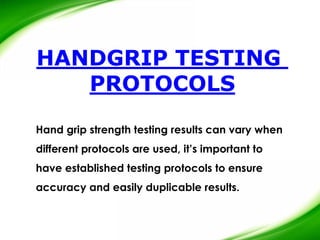 Hand Grip Strength Norms | PDF | Medical Tests | Medical Health