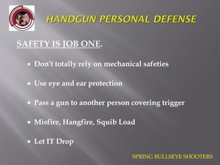 Handgun Personal Defense | PDF