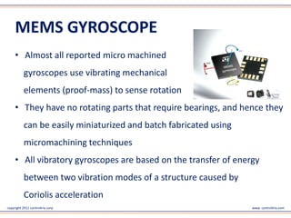 Handheld device motion tracking using MEMS gyros and accelerometer | PPTX