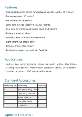 Handheld-Airborne-Particle-Counter | PDF