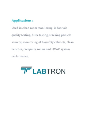 Handheld Airborne Particle Counter | PDF