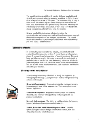 Handheld Applications guidebook | PDF | Smartphones | Consumer Electronics