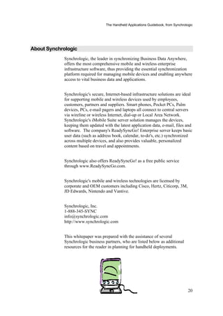 Handheld Applications guidebook | PDF | Smartphones | Consumer Electronics