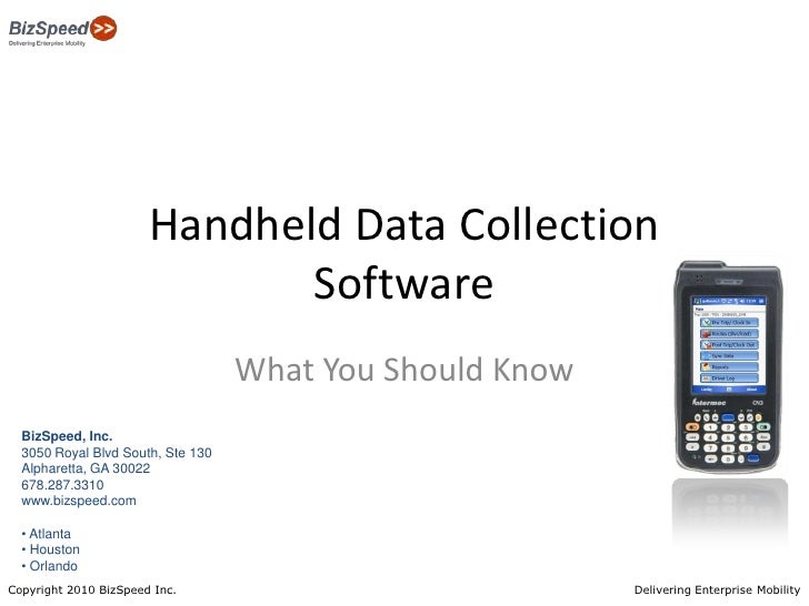 Handheld Data Collection Software What You Should Know