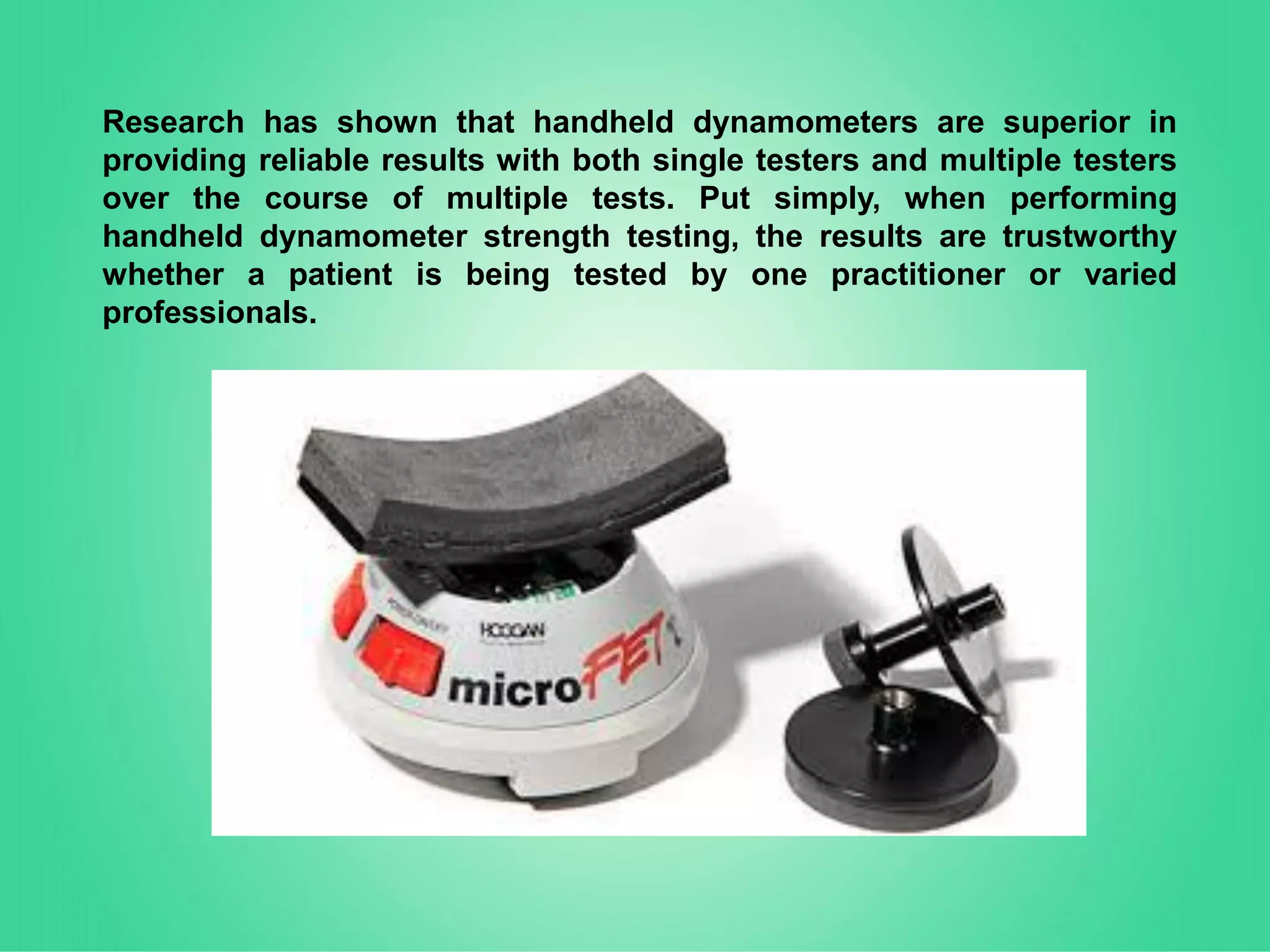 Handheld Dynamometers And Manual Muscle Testing | PDF