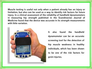 HANDHELD DYNAMOMETERS IN CLINICAL PRACTICE | PDF
