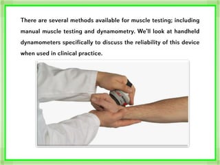 HANDHELD DYNAMOMETERS IN CLINICAL PRACTICE | PDF