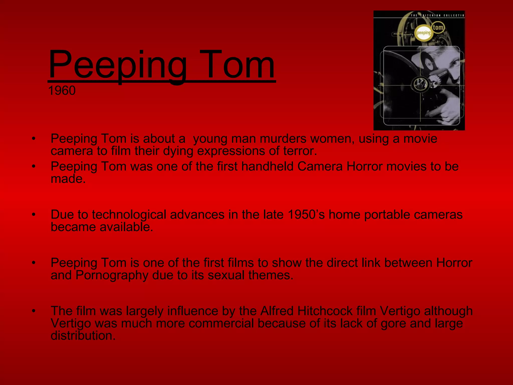 Handheld horror films | PPT