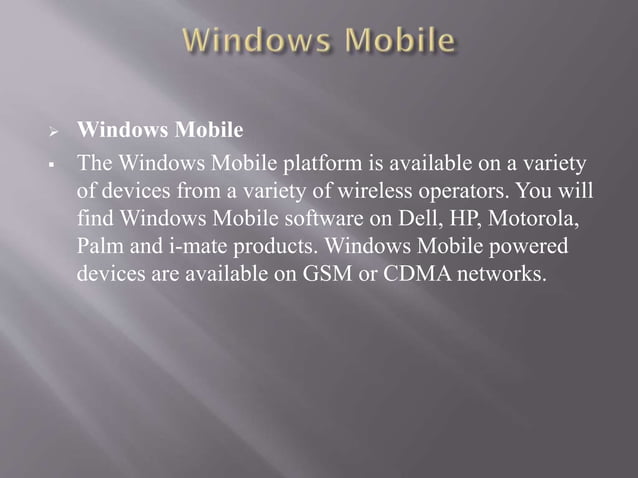 Handheld Operting System Pptx Operating Systems Computer Software And Applications