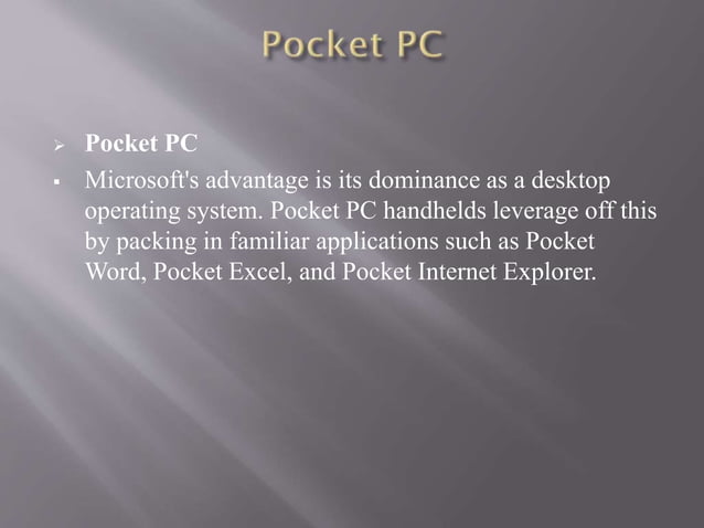 Handheld Operting System Pptx Operating Systems Computer Software And Applications
