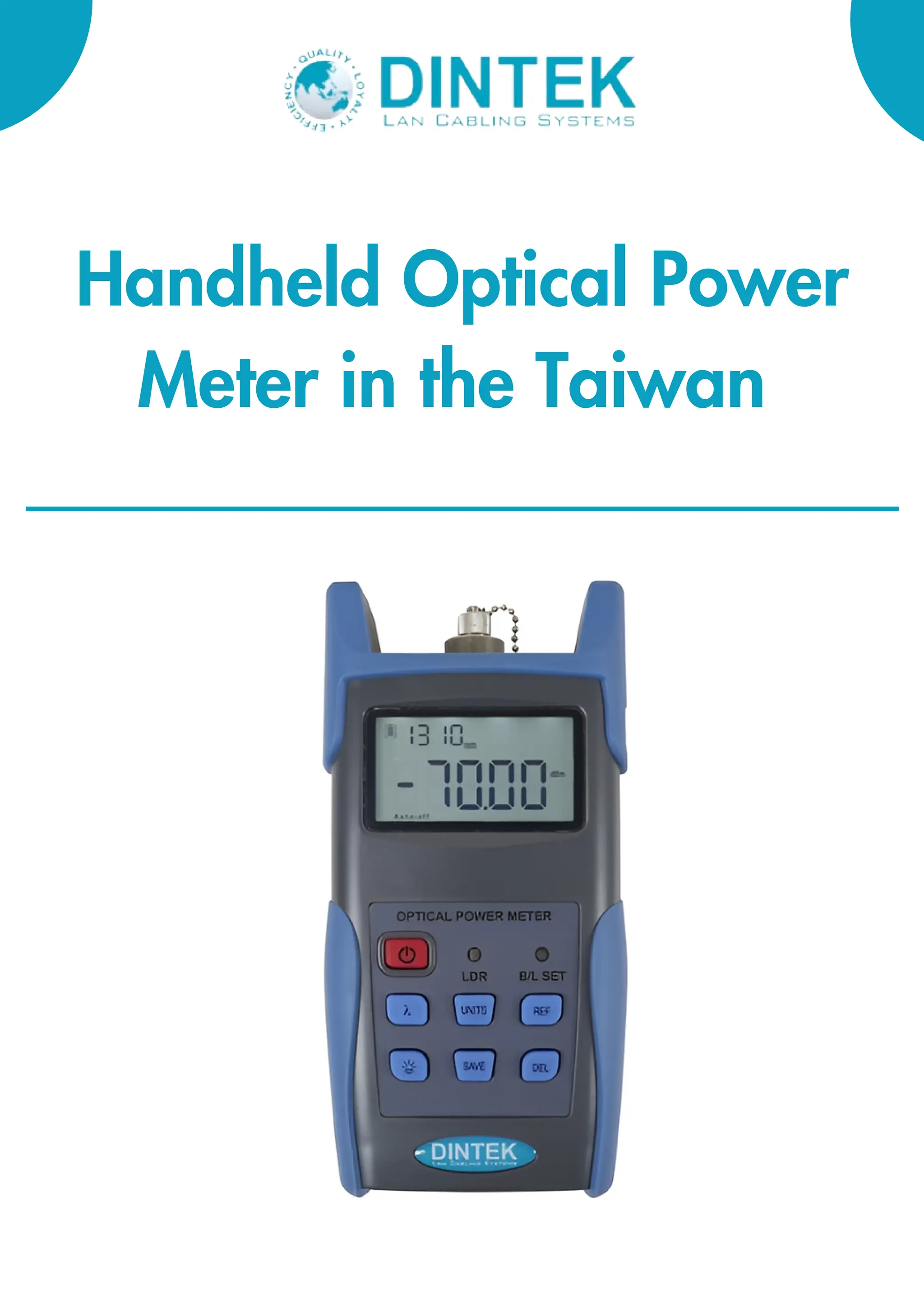 Handheld Optical Power Meter in the Taiwan | PDF | Science