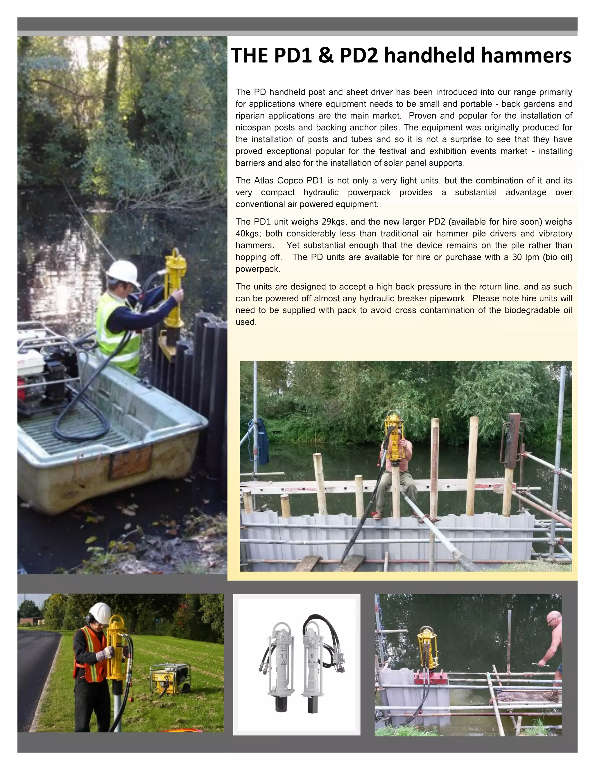 Handheld Post and Pile Drivers | PDF