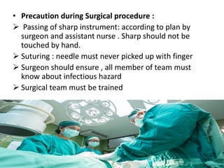 Hand hyagine and needle stick injury | PPTX