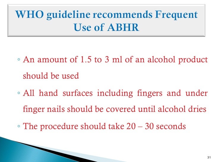 Abhr Hand Washing