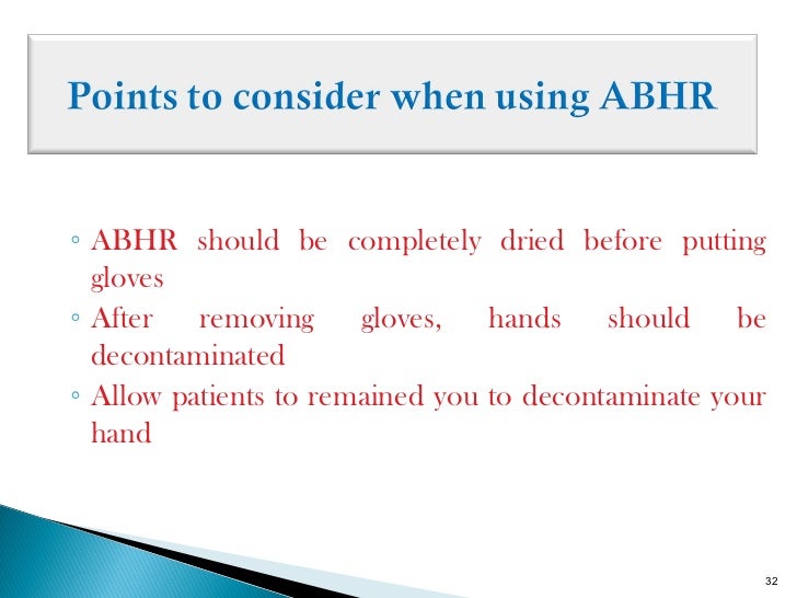Abhr Hand Washing