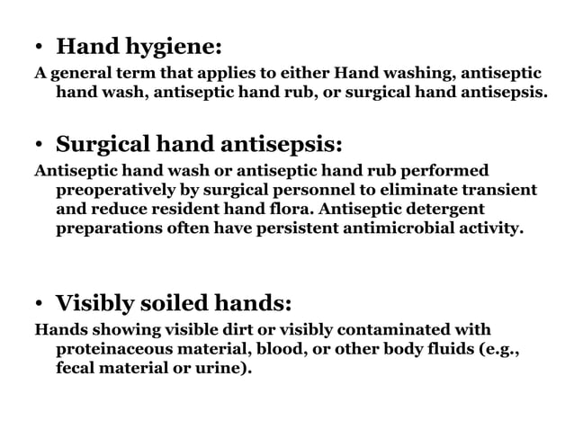 Hand hygiene | PPT