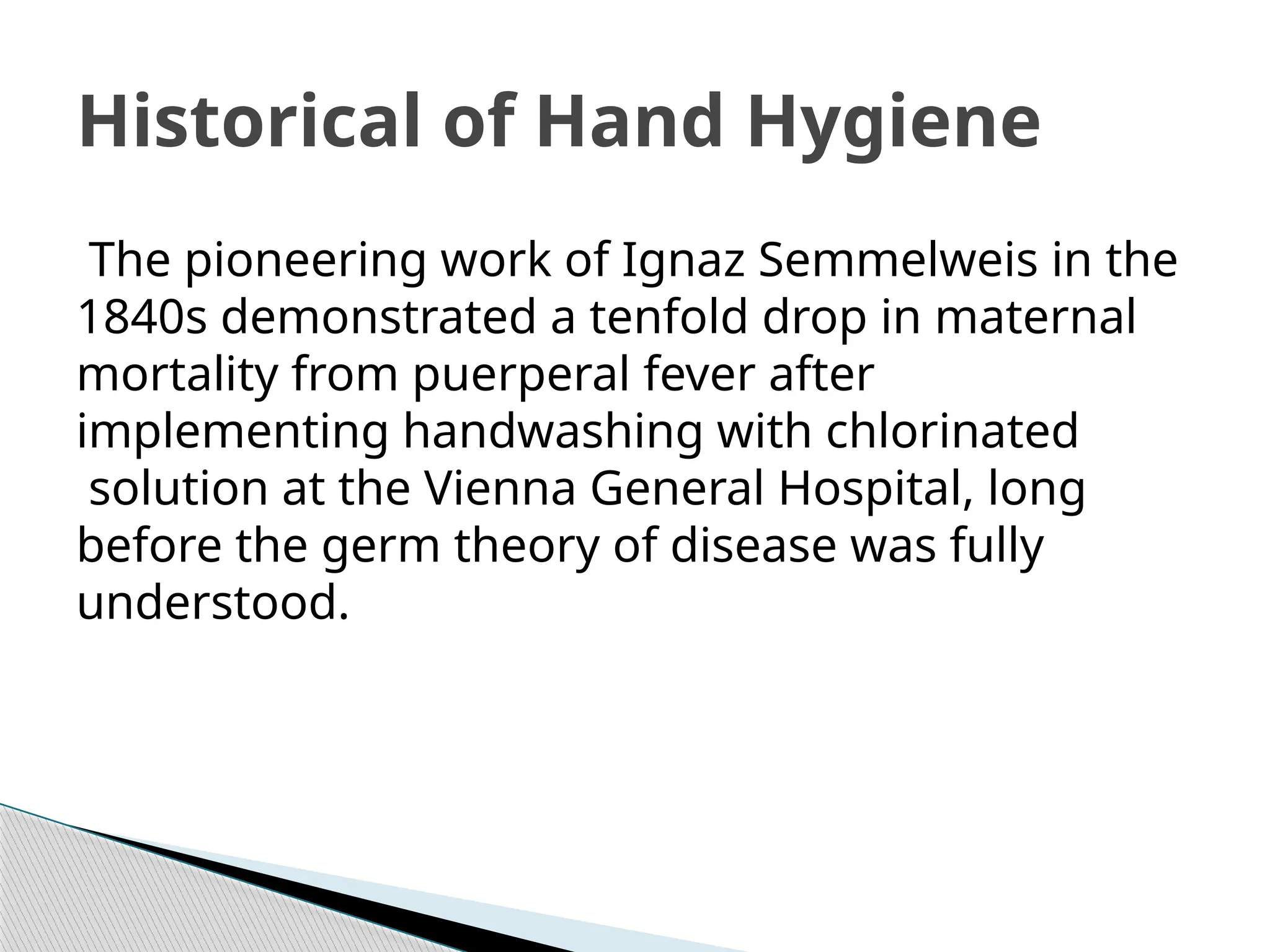 Hand Hygiene: The first line of defense against disease | PPTX