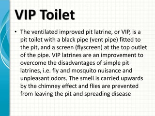 Hand hygiene and pit vip toilet in rural africa | PPTX