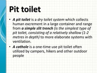 Hand hygiene and pit vip toilet in rural africa | PPTX