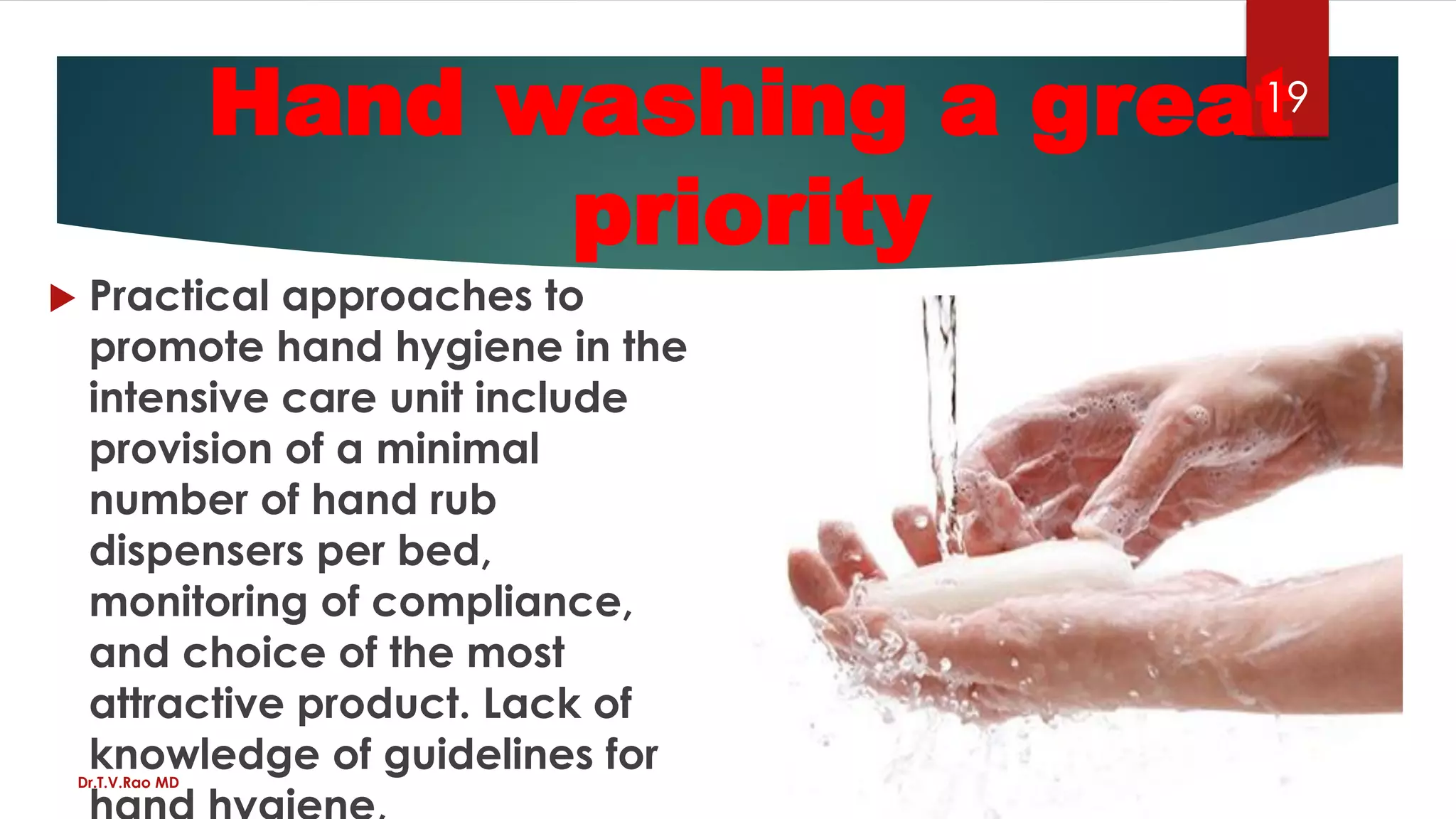 Hand hygiene and prevention of infection in ICU Care | PDF