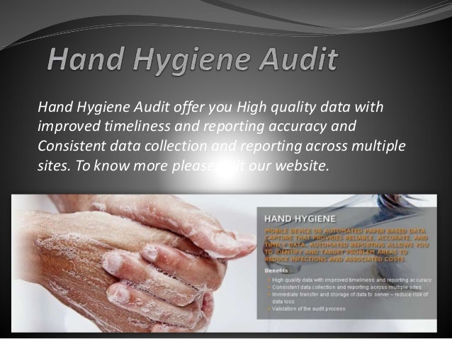 Hand Hygiene Audit Tools Hand Hygiene Audit Tools