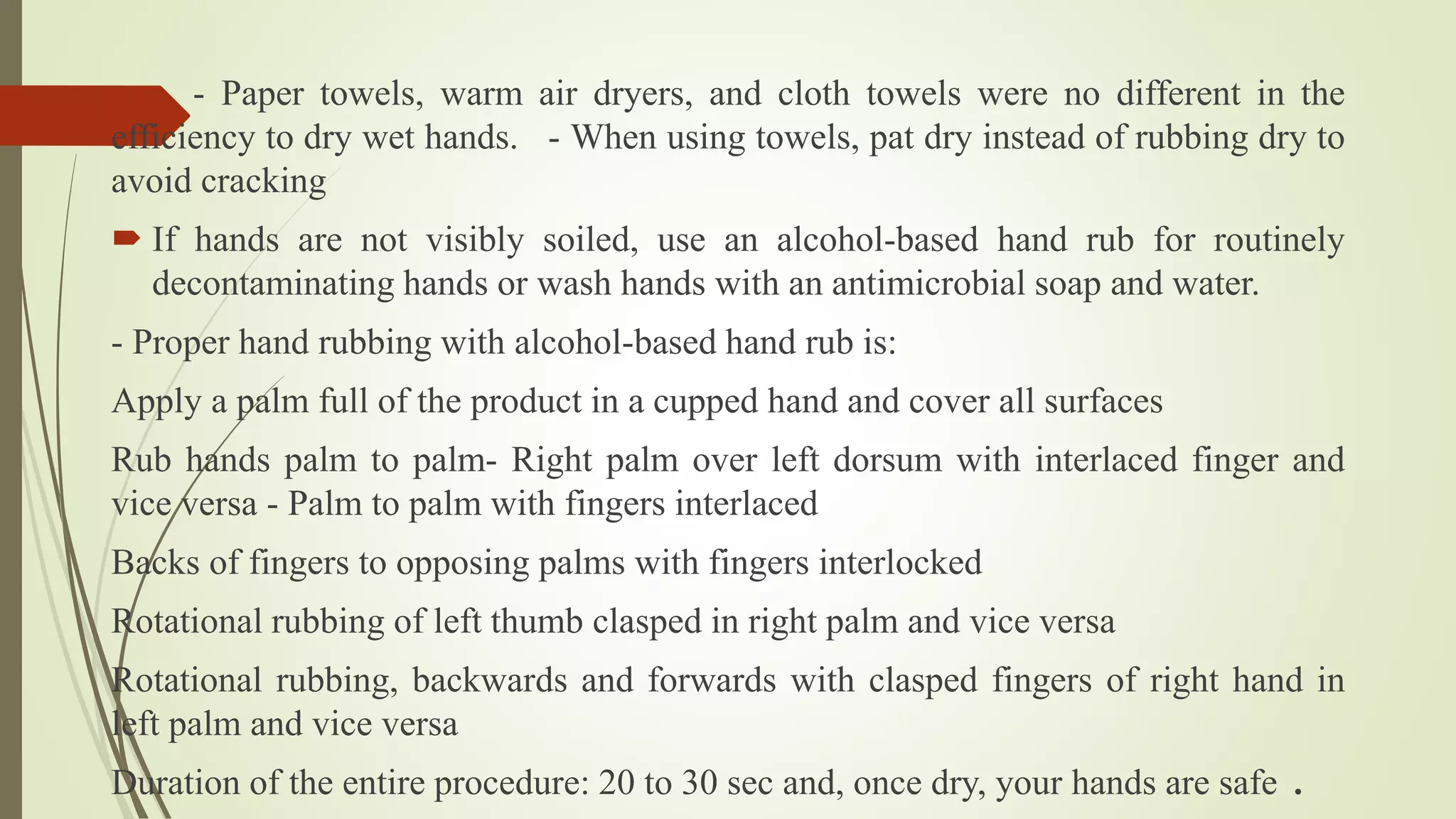 hand hygiene PPE , surviellance system.pptx