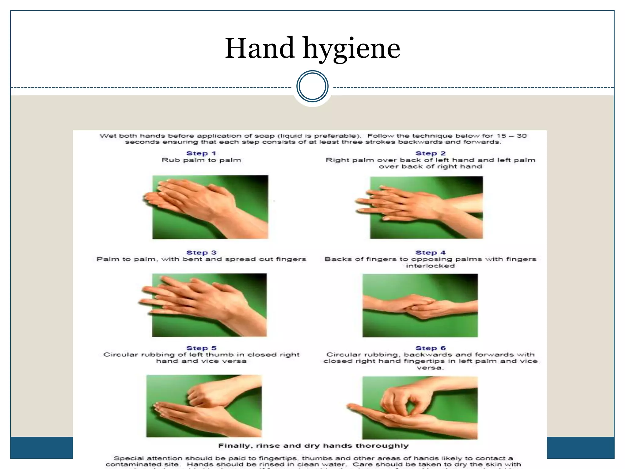Hand hygiene ppt | PPTX