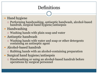 Hand hygiene ppt | PPTX