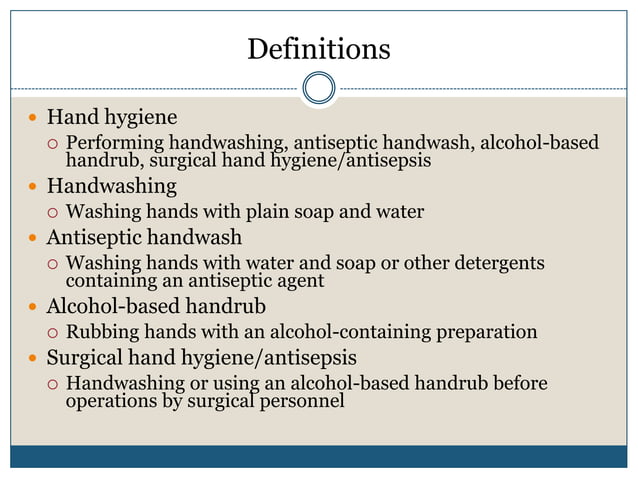 Hand hygiene ppt | PPTX