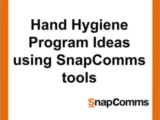 Hand Hygiene Program Ideas | PPTX