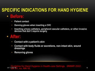 Hand hygiene TMC Kollam.pptx by Dr.T.V.Rao MD | PPTX