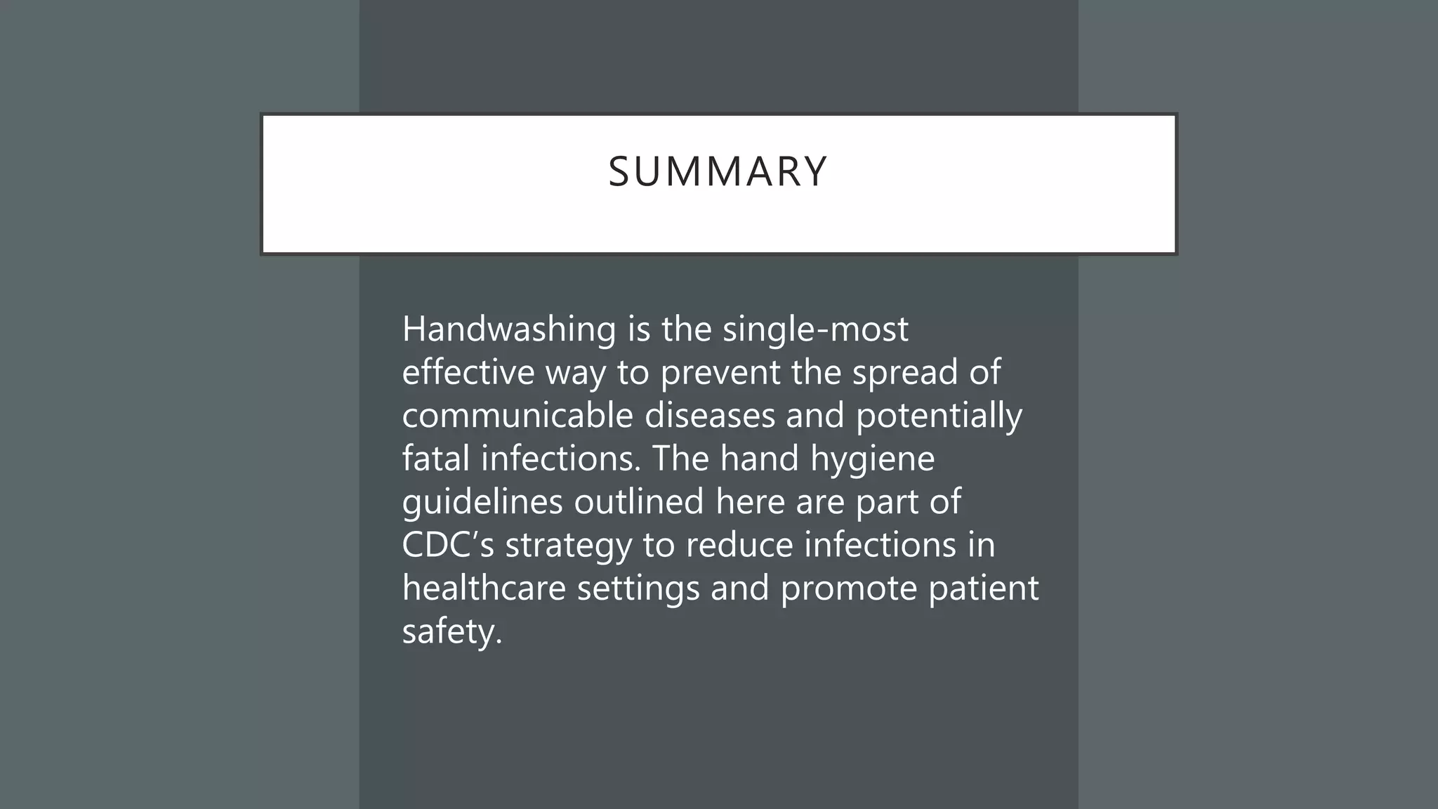 Hand hygiene training | PPTX