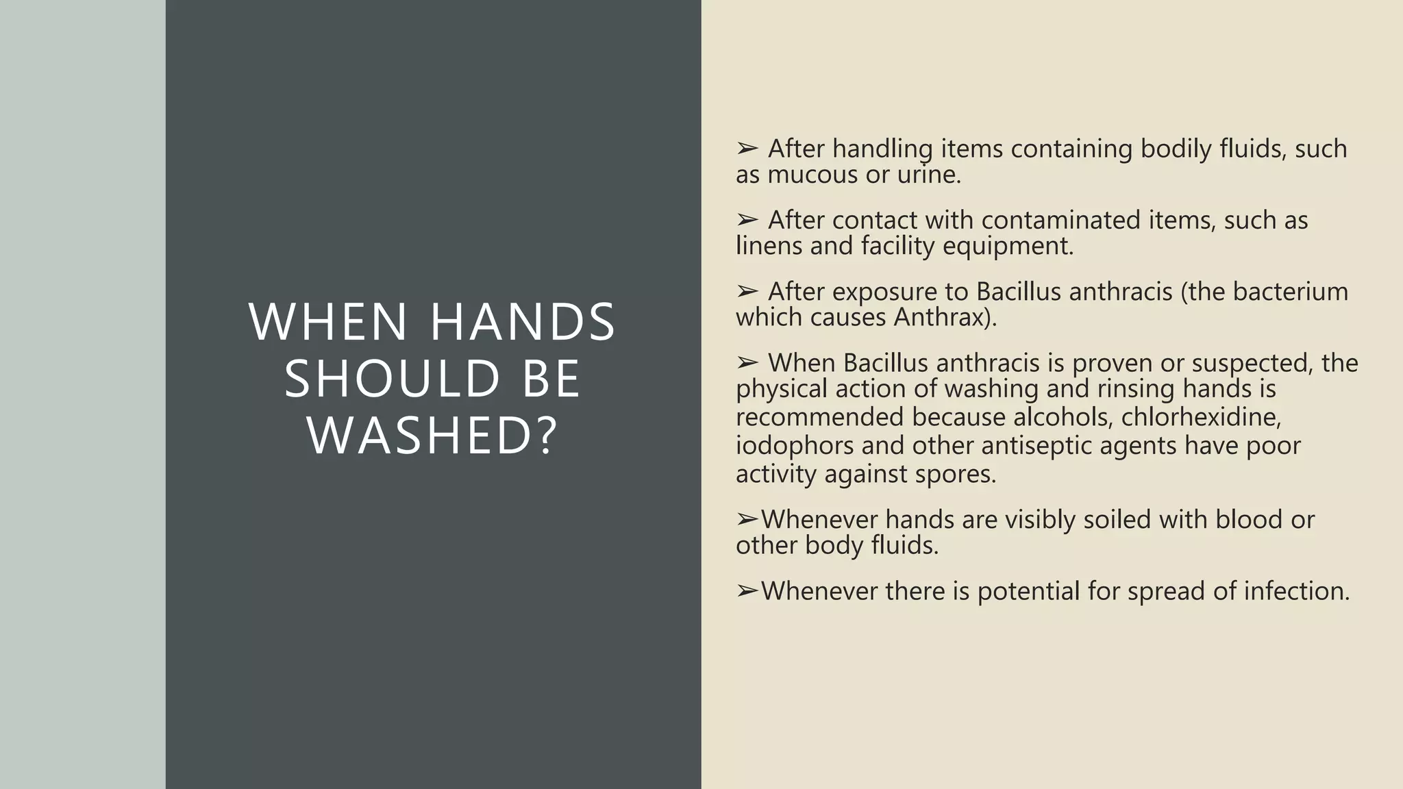 Hand hygiene training | PPTX